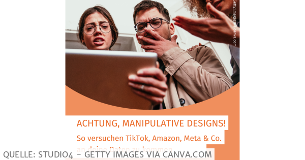 Achtung, manipulative Designs!
