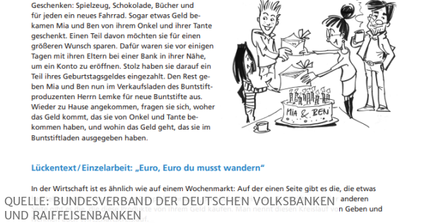 Unterrichtsmaterial: Jugend und Finanzen - Primarstufe Unterrichtsmaterial: Jugend und Finanzen - Primarstufe