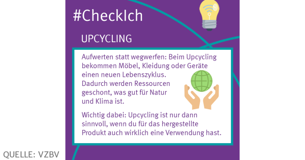 #CheckIch: Upcycling